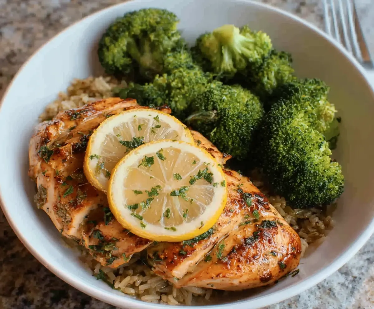 Easy Lemon Garlic Chicken with Broccoli