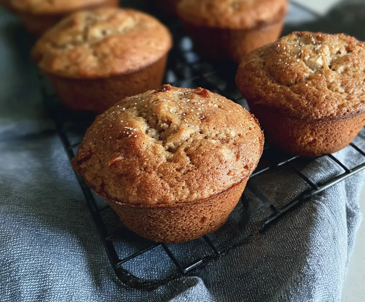 Easy Sourdough Discard Banana Muffins